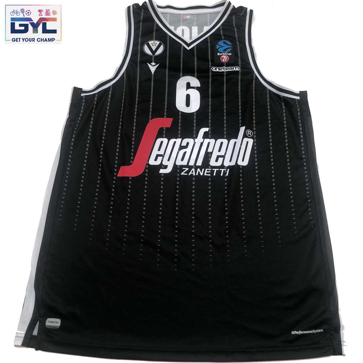 Alessandro Pajola – canotta ufficiale gara Virtus Bologna autografata ...